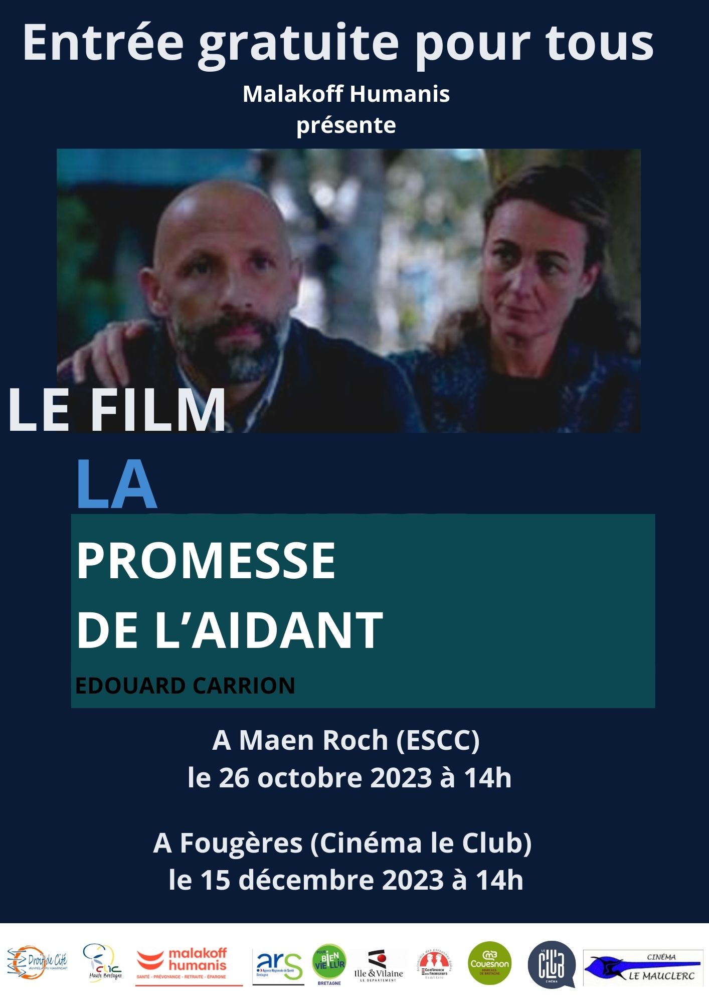 Film "La promesse de l'aidant" - Pour Bien Vieillir Bretagne
