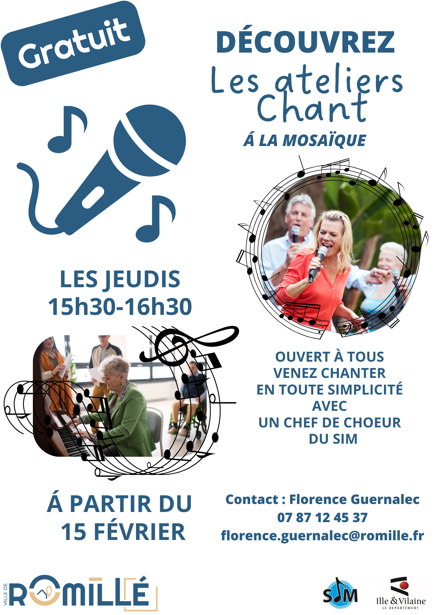 Les ateliers chant de la Mosaïque - Pour Bien Vieillir Bretagne