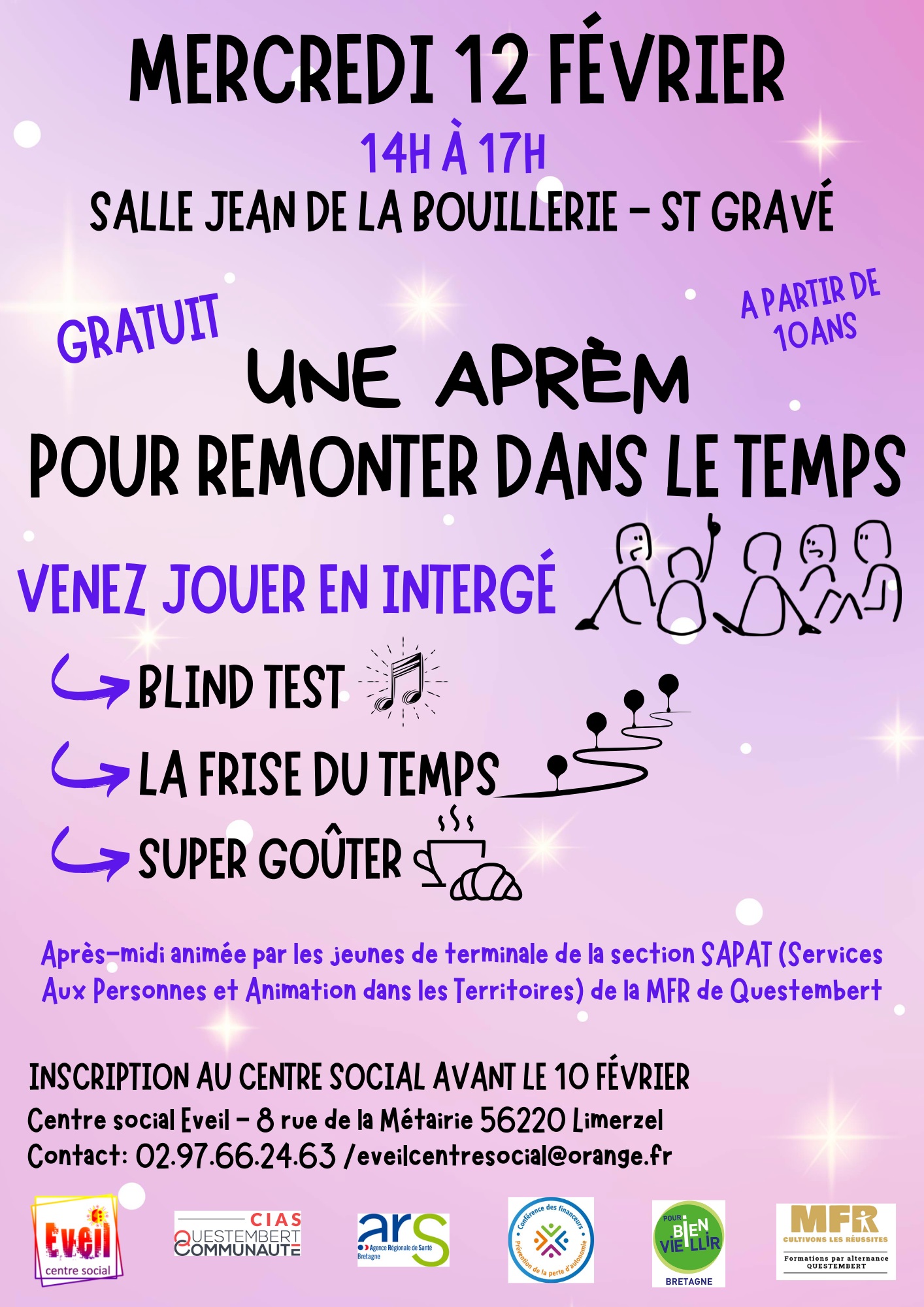 Une aprèm pour remonter le temps - Viens jouer en intergé - Pour Bien ...